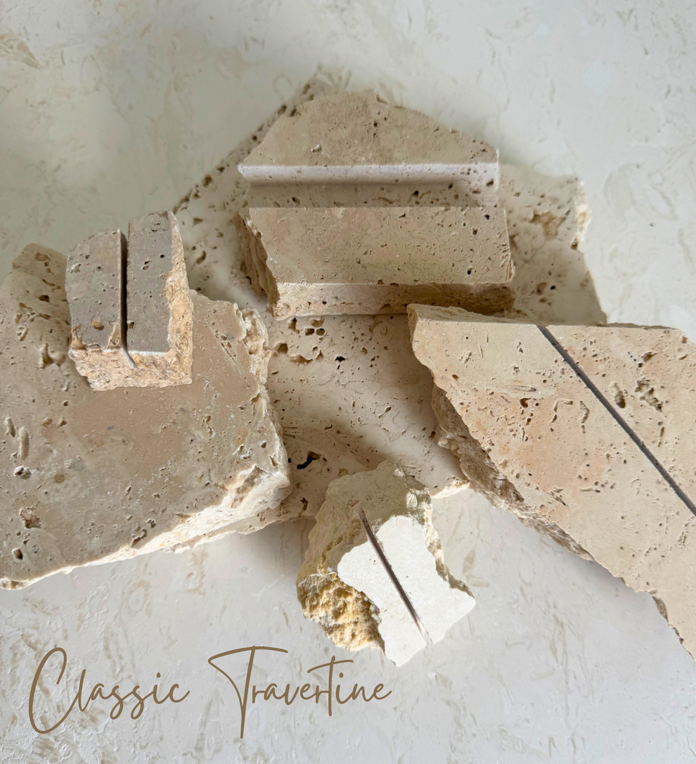 Natural Stone Place Cards – Personalised Wedding Guest Name Cards in ...